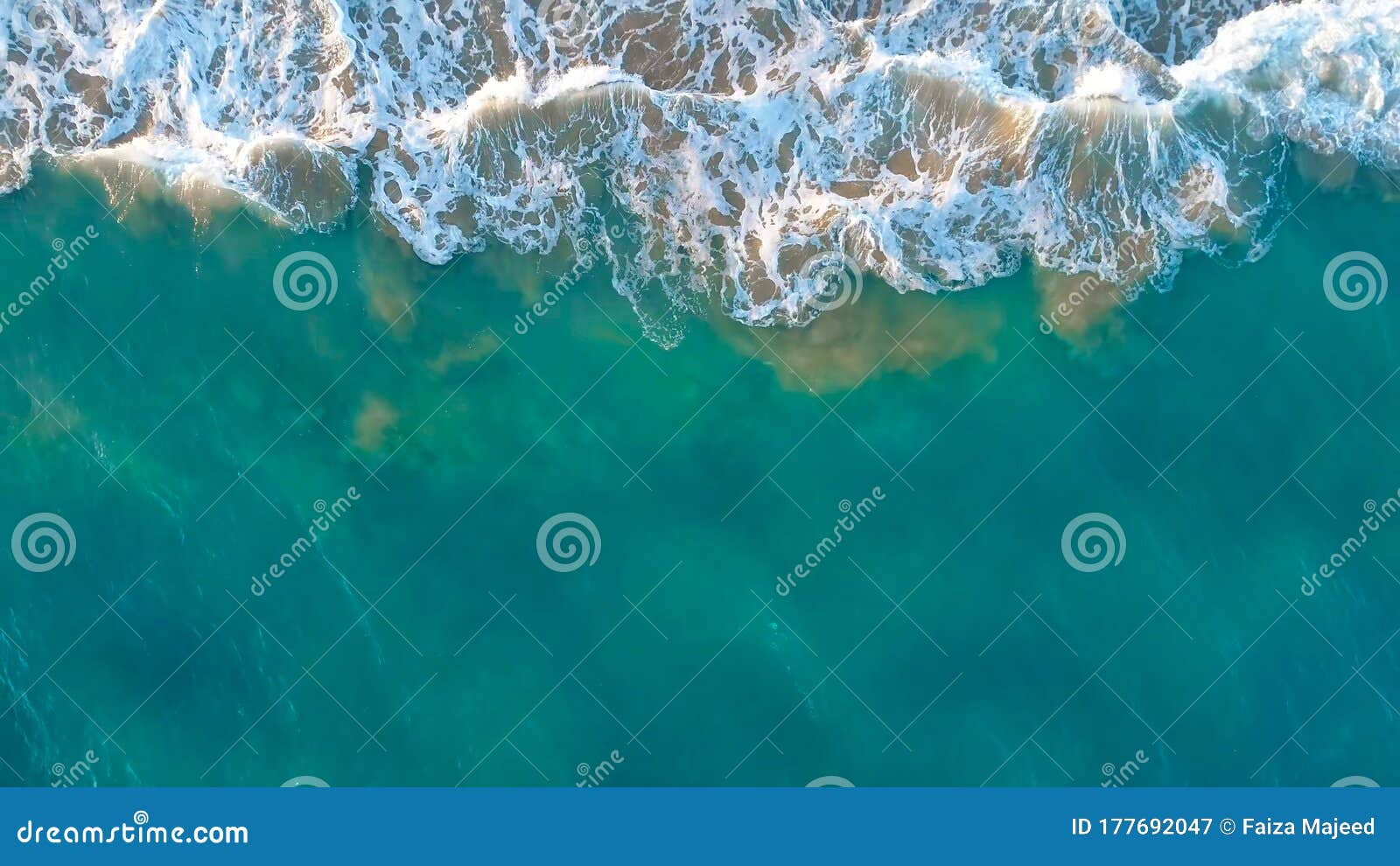 Empty Ocean View from Above Stock Image - Image of high, outdoor: 177692047