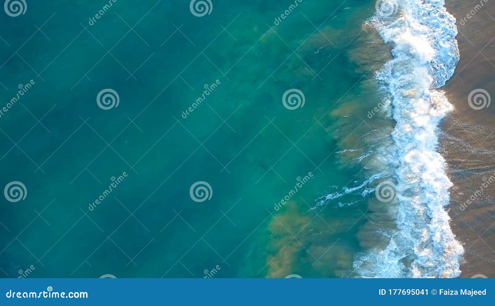 Empty Ocean View from Above Stock Image - Image of nature, high: 177695041