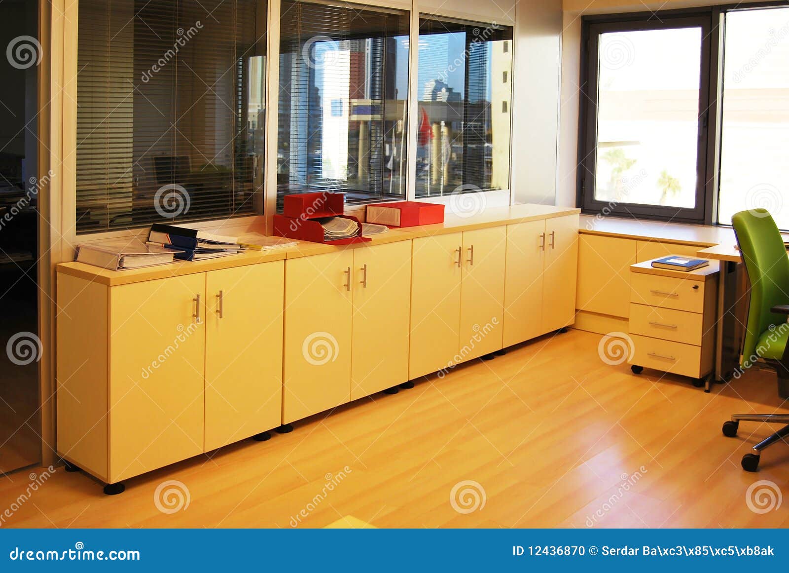 Empty office stock photo. Image of financial, chat, cabinets - 12436870