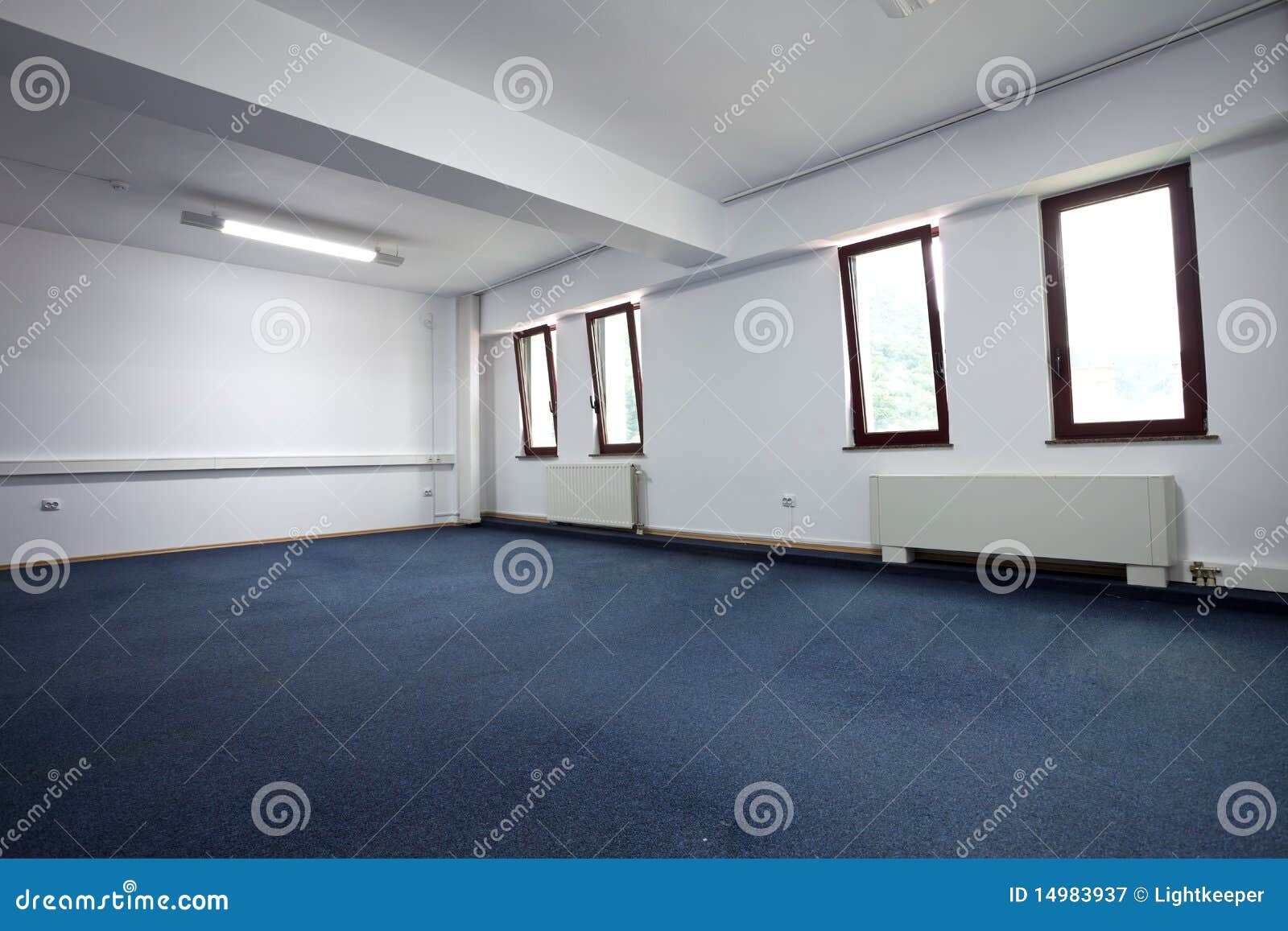 Empty office stock image. Image of view, windows, daylight - 14983937