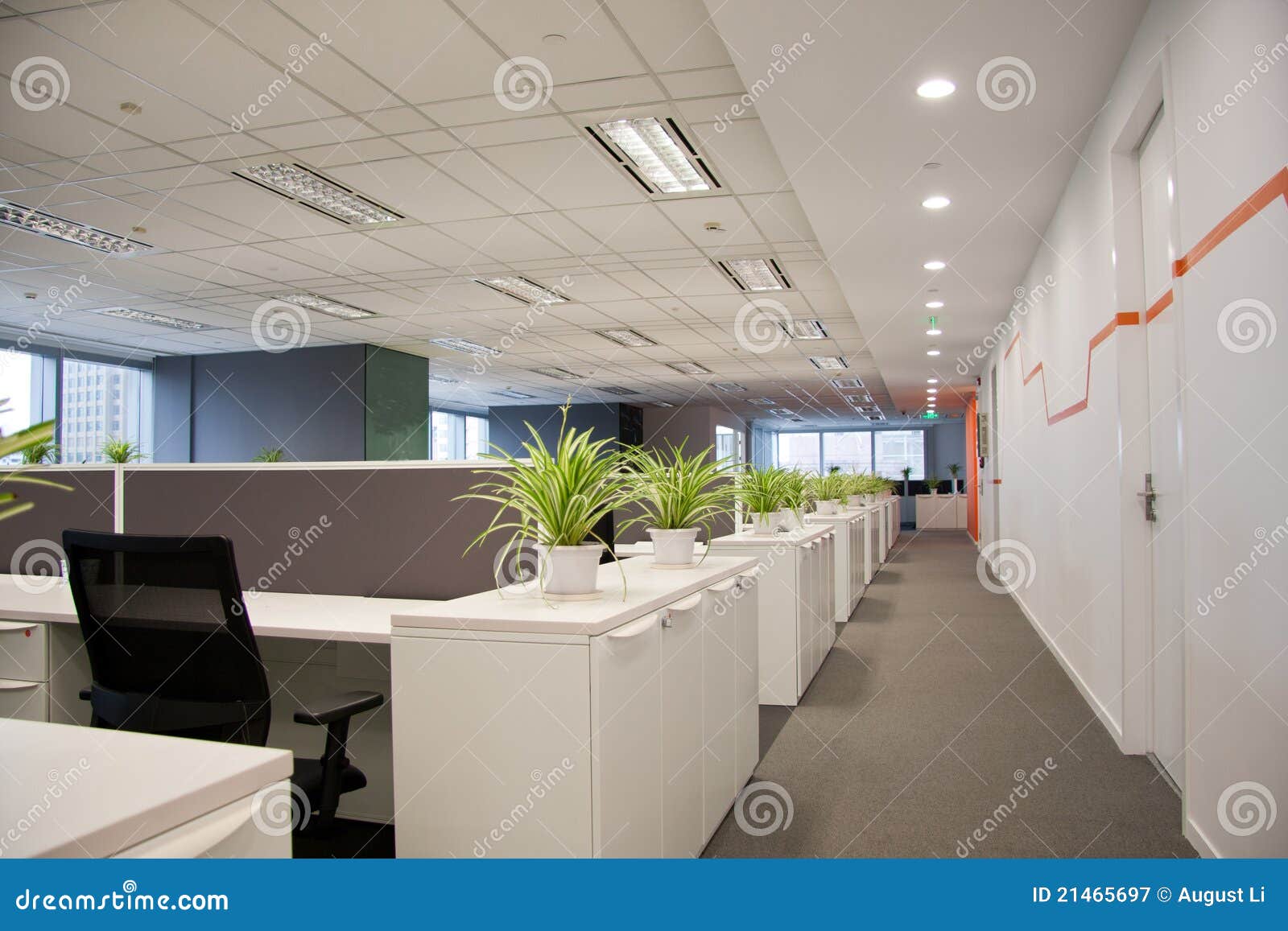 Empty office stock image. Image of contemporary, floor - 21465697