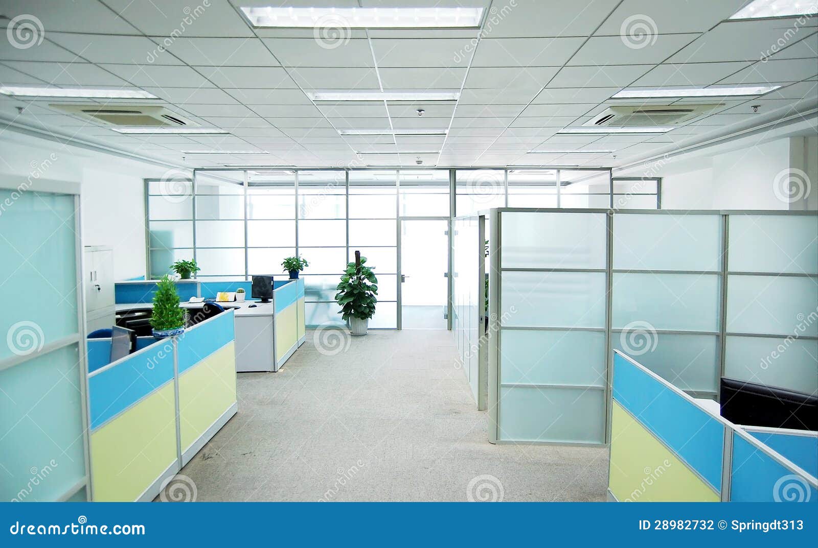 Empty office stock photo. Image of empty, large, education - 28982732