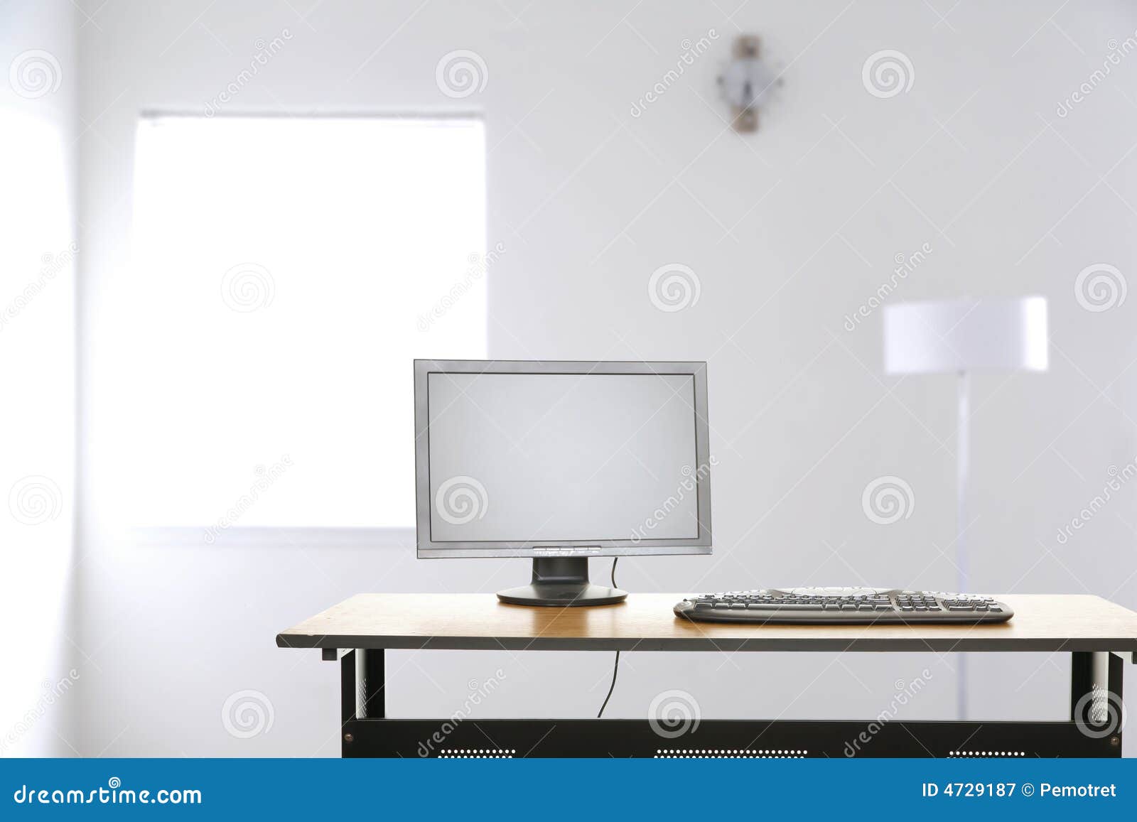 Empty Office stock image. Image of computer, modern, corporate - 4729187