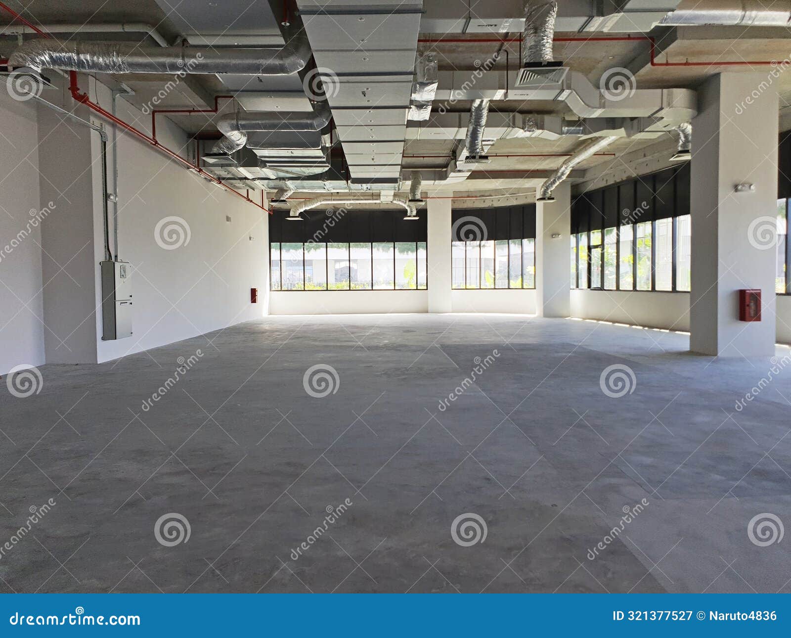 Office Building Commercial Building Under Construction Site Stock Image ...