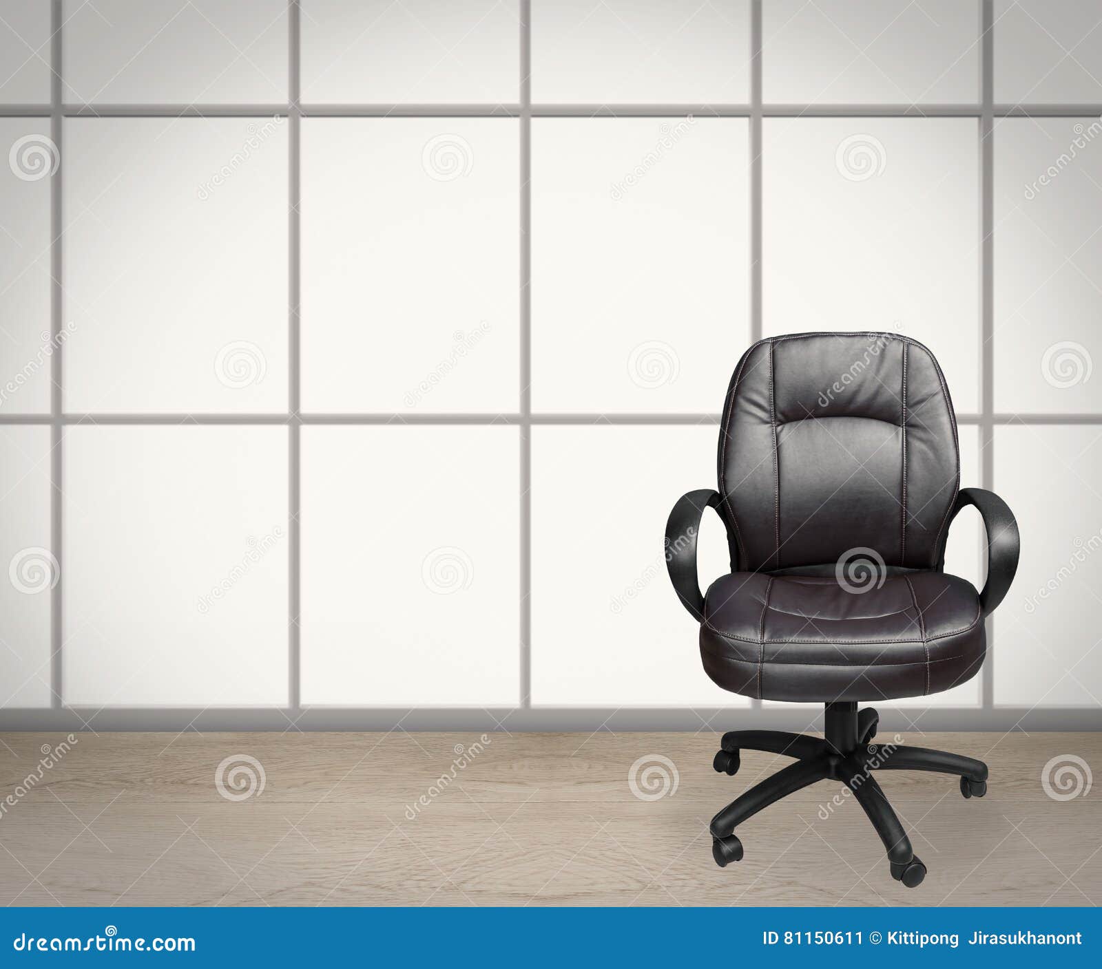 Empty office chair stock illustration. Illustration of office - 81150611