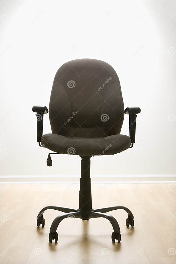Empty office desk chair. stock photo. Image of shot, life - 2426164