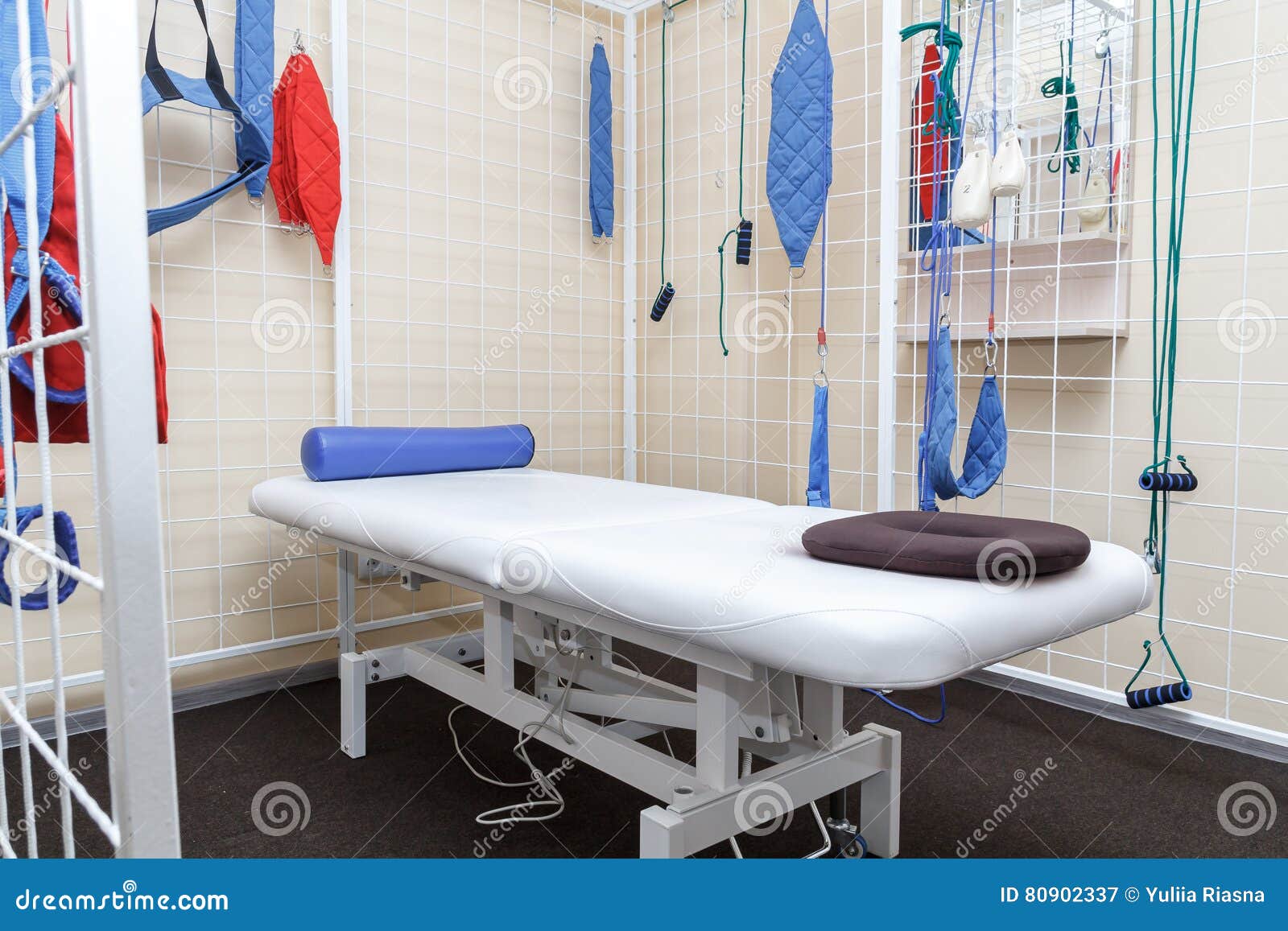 Empty Physio Therapy Room With Wooden Exercise Tools. Stock Photography ...