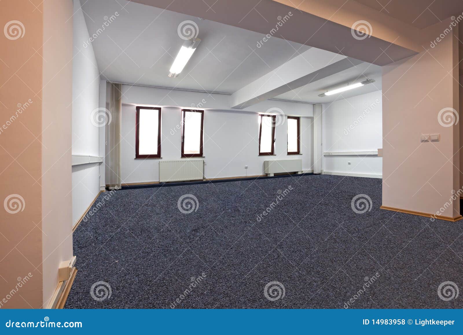 Empty office space to let stock photo. Image of environment - 14983958