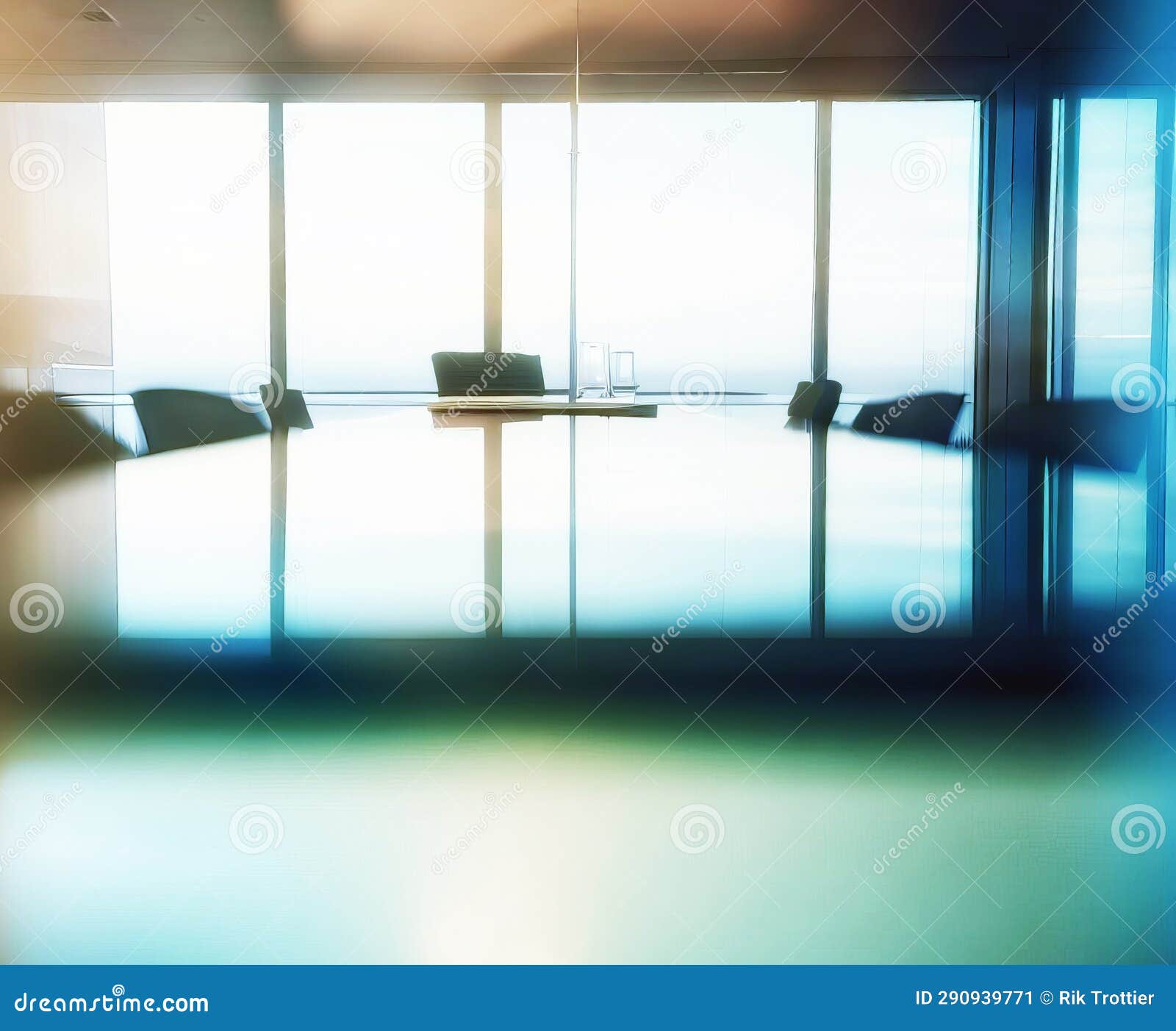 Empty Office Space, Working from Home Concept, Stock Illustration ...