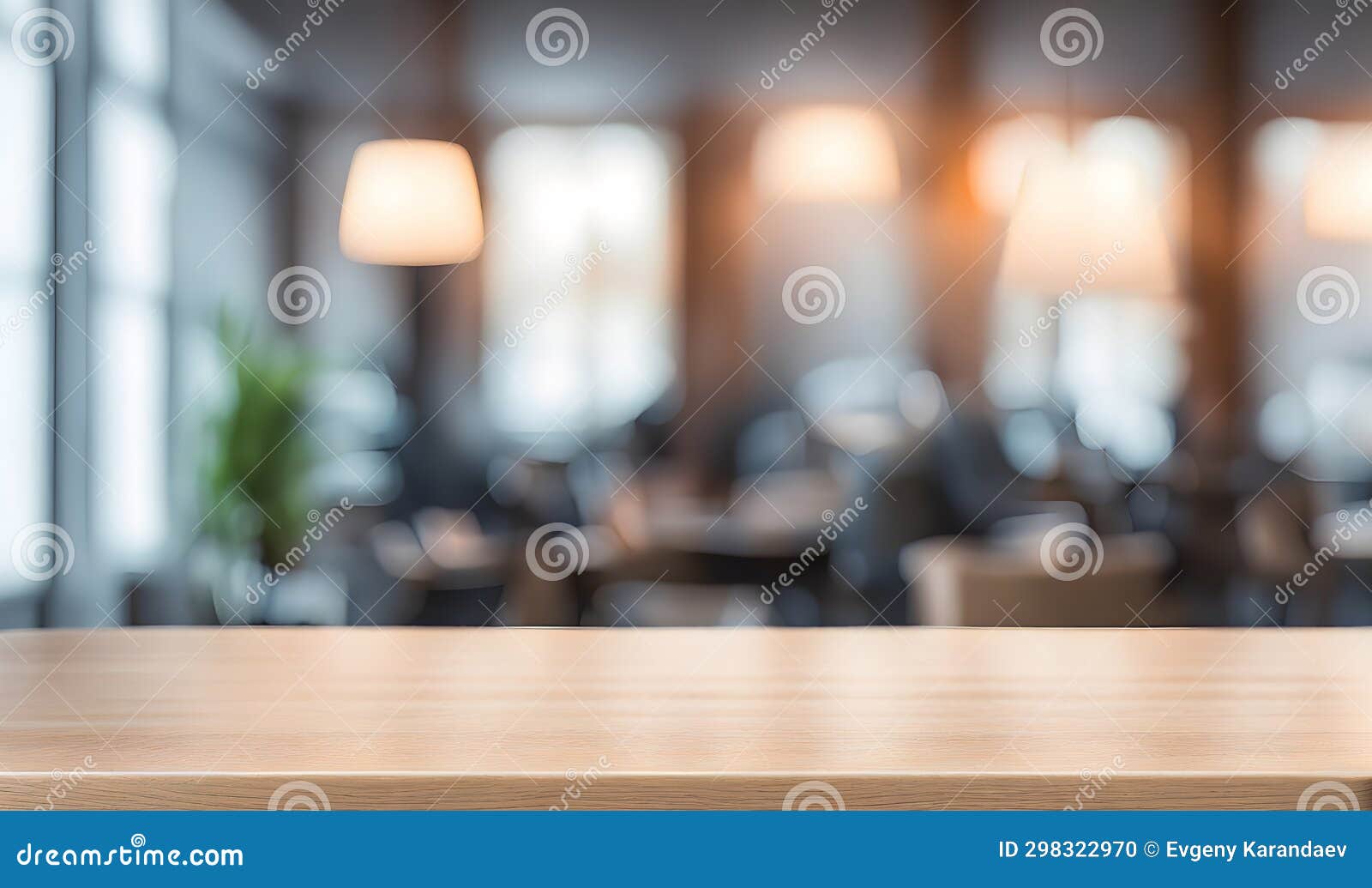 Empty Office Table, Perfect Template Stock Illustration - Illustration ...