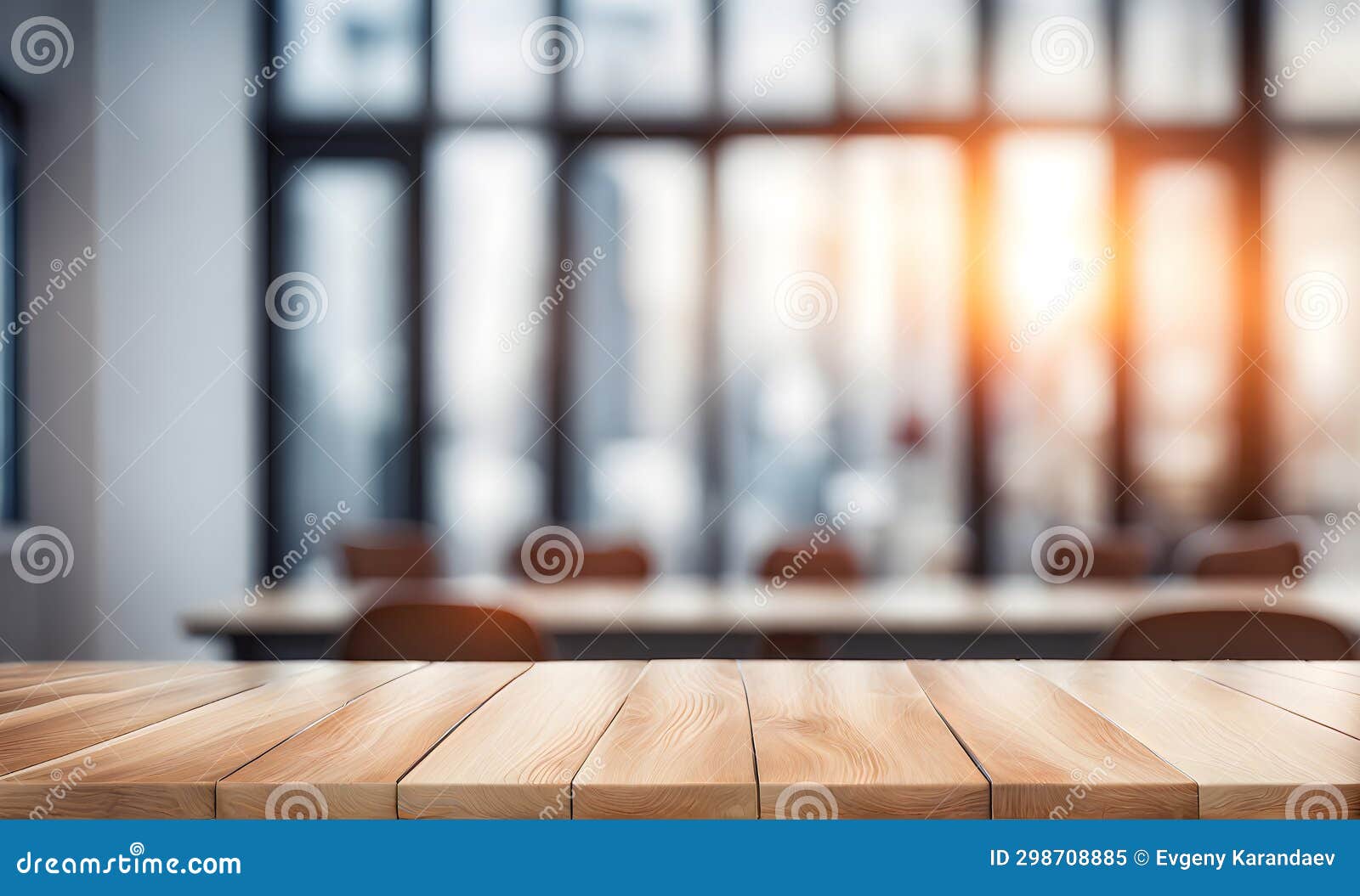 Empty Office Table, Perfect Template Stock Illustration - Illustration ...