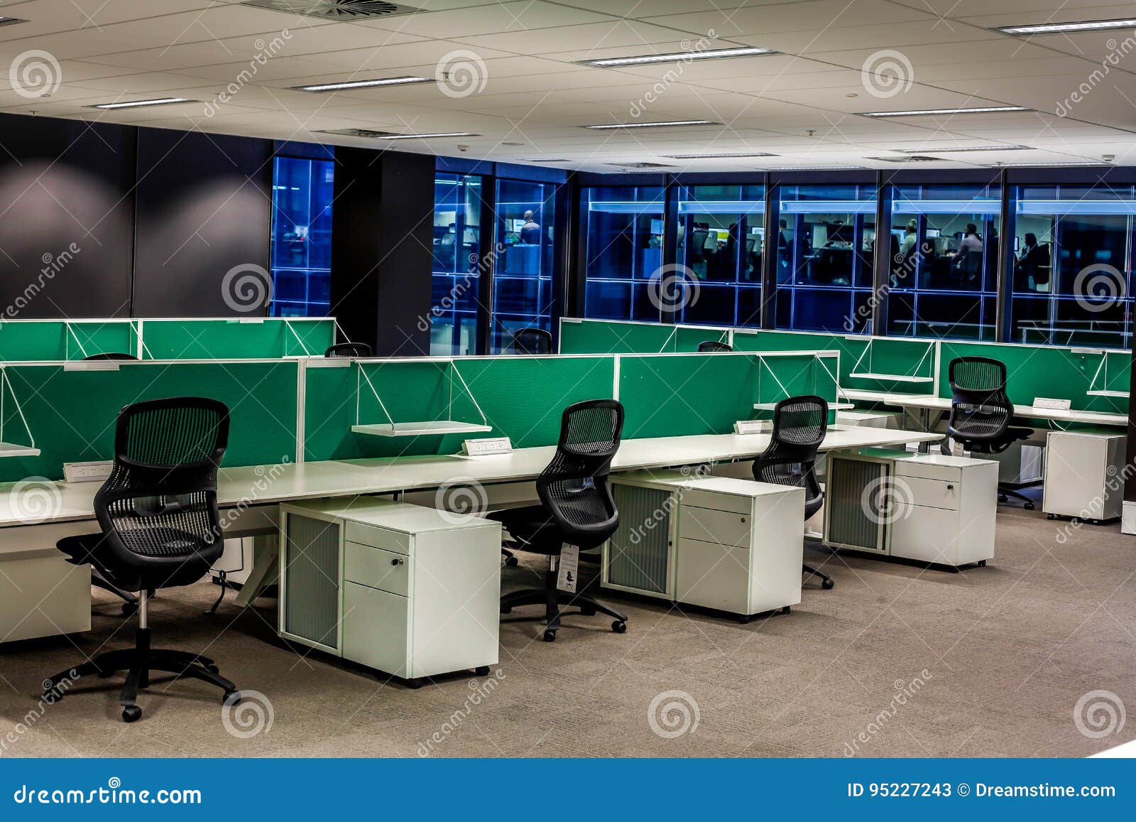 Empty Office stock image. Image of open, area, company - 95227243