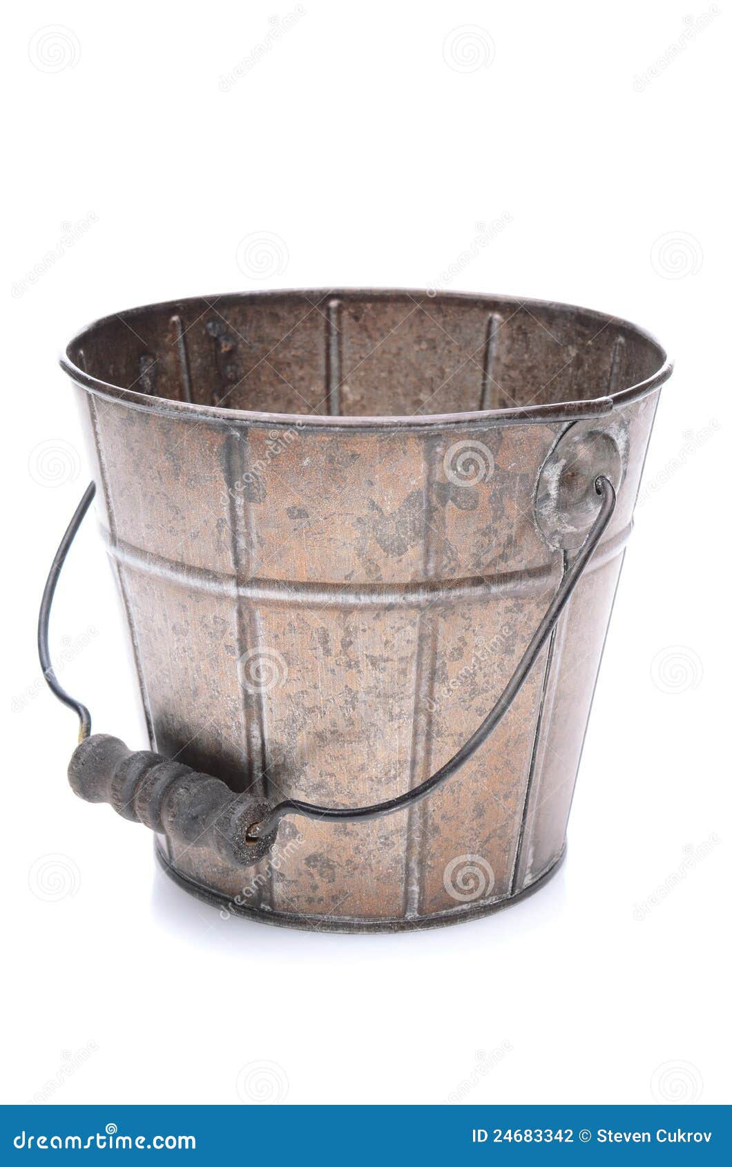 Empty Old Fashioned Bucket stock photo. Image of empty - 24683342