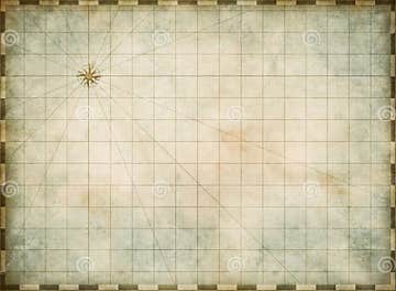 Empty old map background stock illustration. Illustration of paper ...