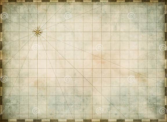 Empty old map background stock illustration. Illustration of paper ...