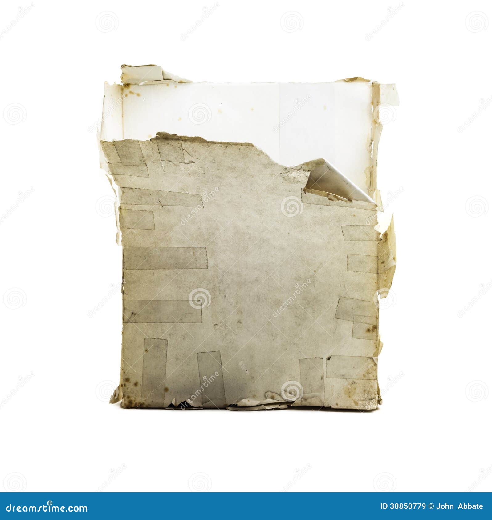 Empty Old Ream of Paper stock image. Image of packet - 30850779