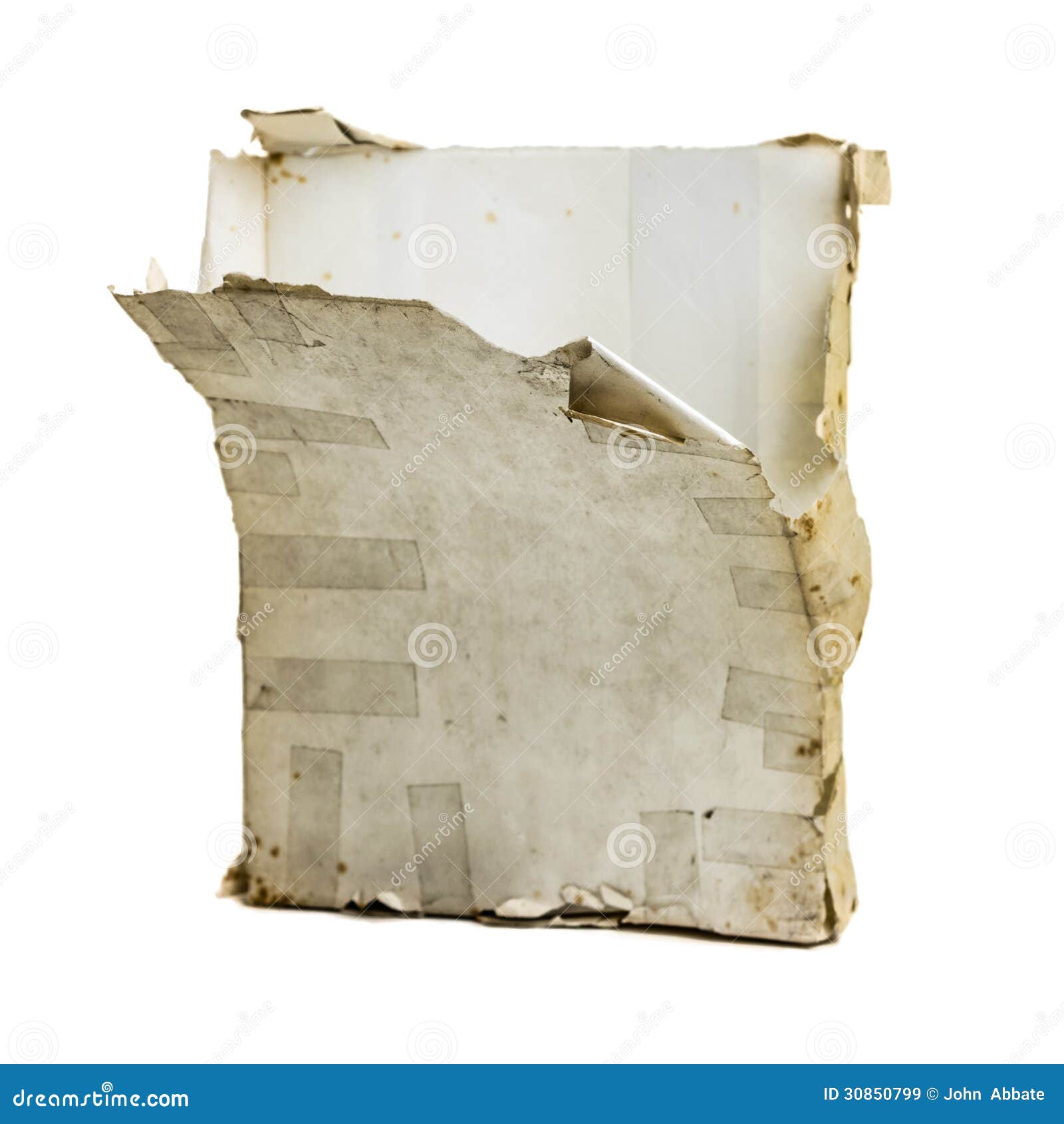 Empty Old Ream of Paper stock image. Image of packet - 30850799