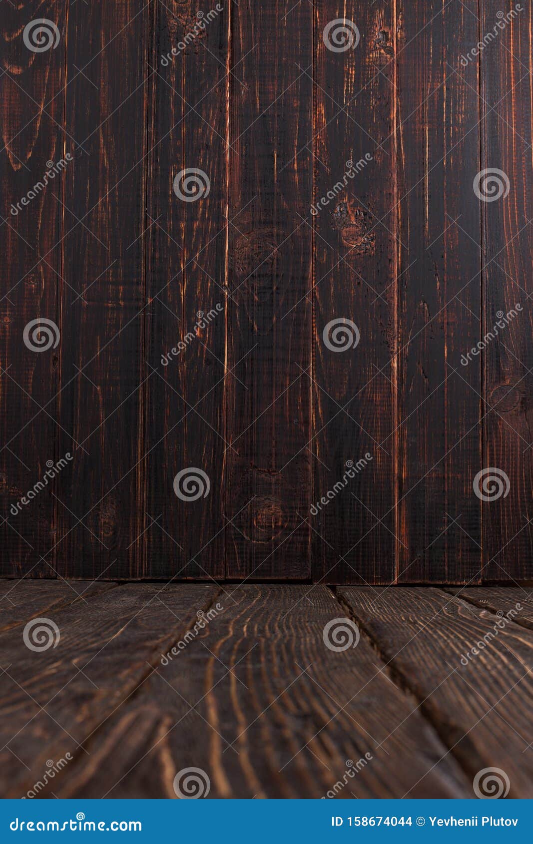 Vertical Rustic Wood Background