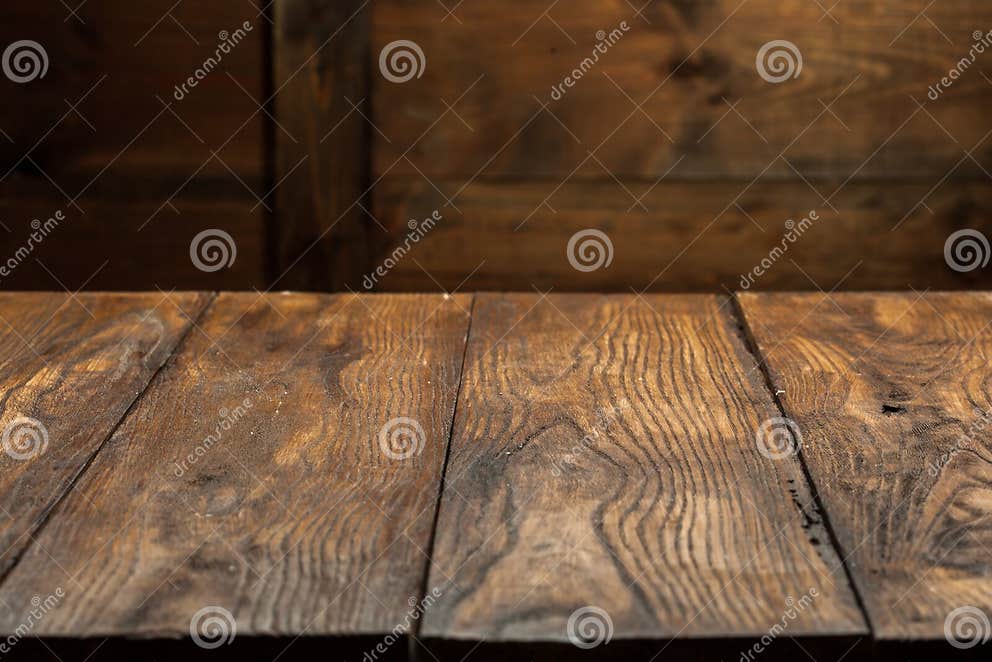 Empty old wooden table stock image. Image of carpentry - 47455727