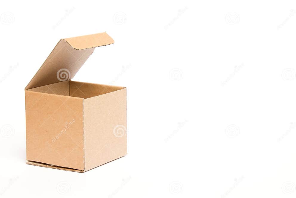 Empty open box stock photo. Image of gift, shipping, post - 60268608