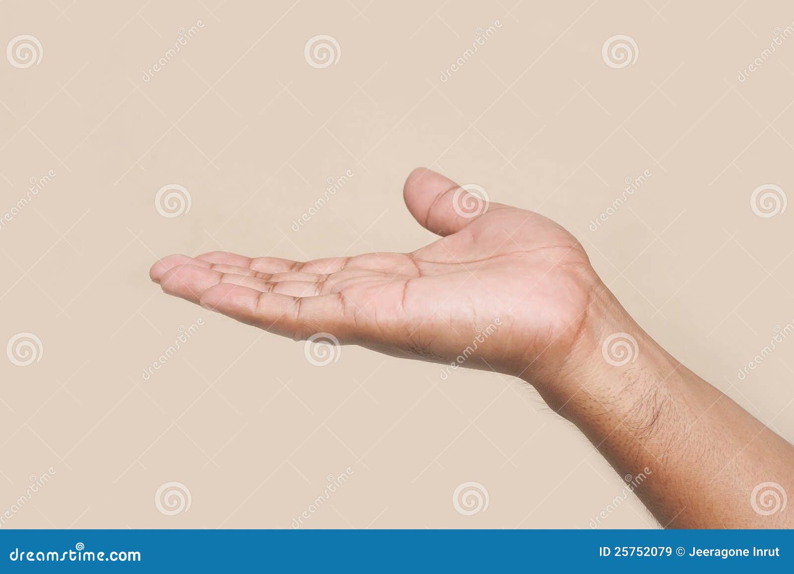 Empty open hand stock image. Image of give, poverty, people - 25752079