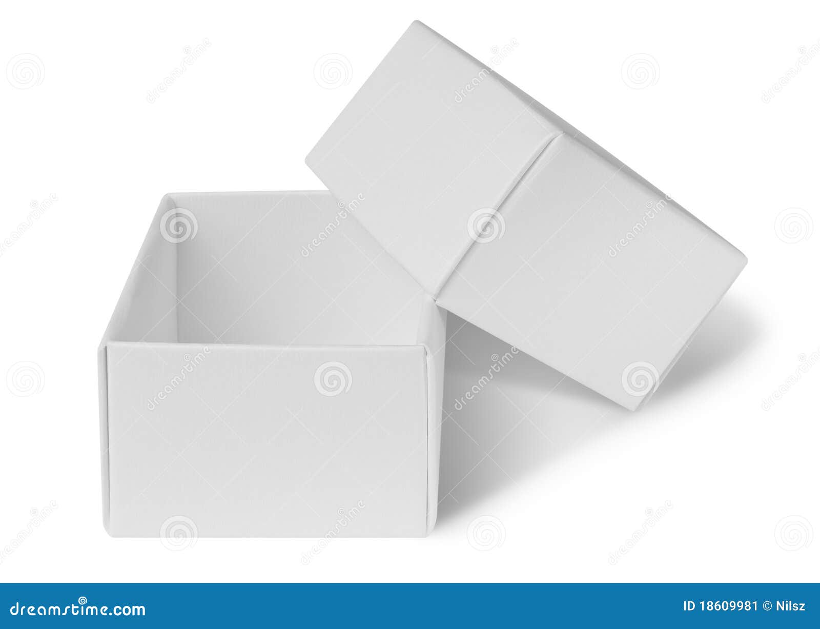 Empty open package box stock image. Image of case, square - 18609981