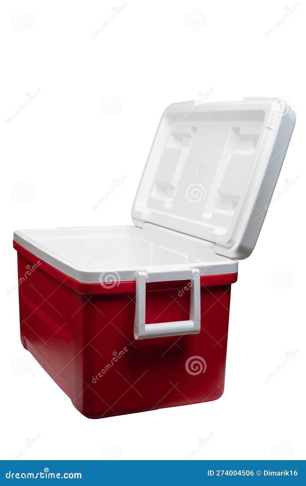 Empty Open Plastic Cooler Box Stock Photo - Image of cool, cold: 274004506