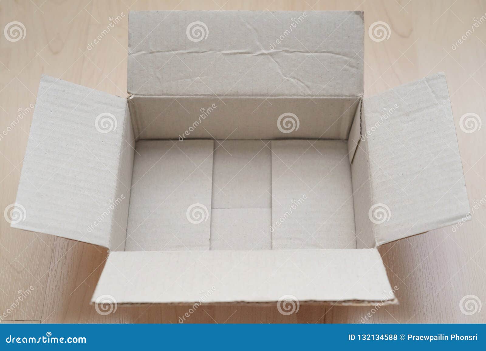 Open Rectangular White Cardboard Box Royalty-Free Stock Photography ...