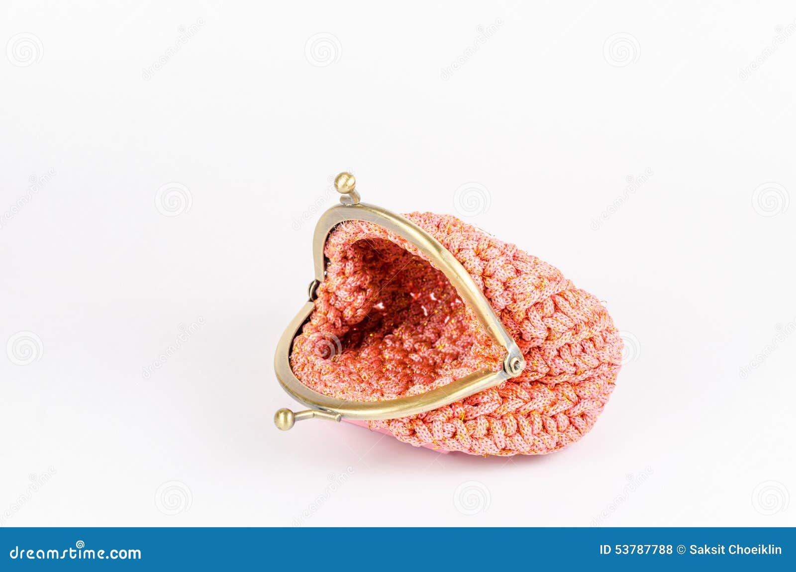 Empty open retro purse stock photo. Image of money, retro - 53787788