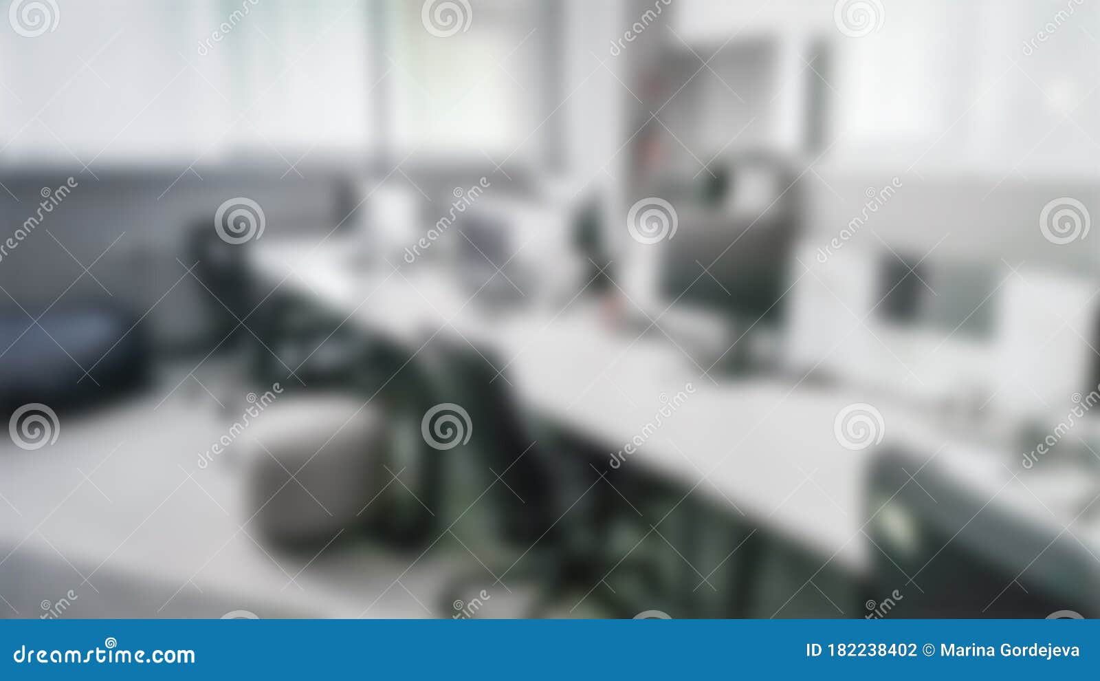 Empty Open Space Office Background - Blurred and Defocused - Ideal ...
