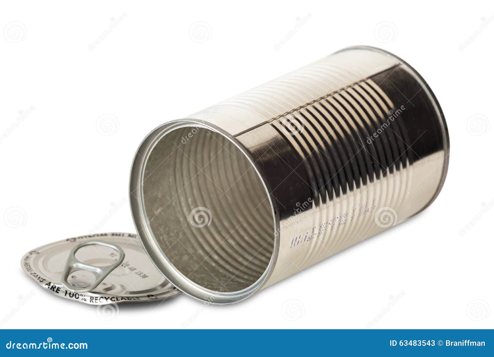 Empty opened tin can stock image. Image of container - 63483543