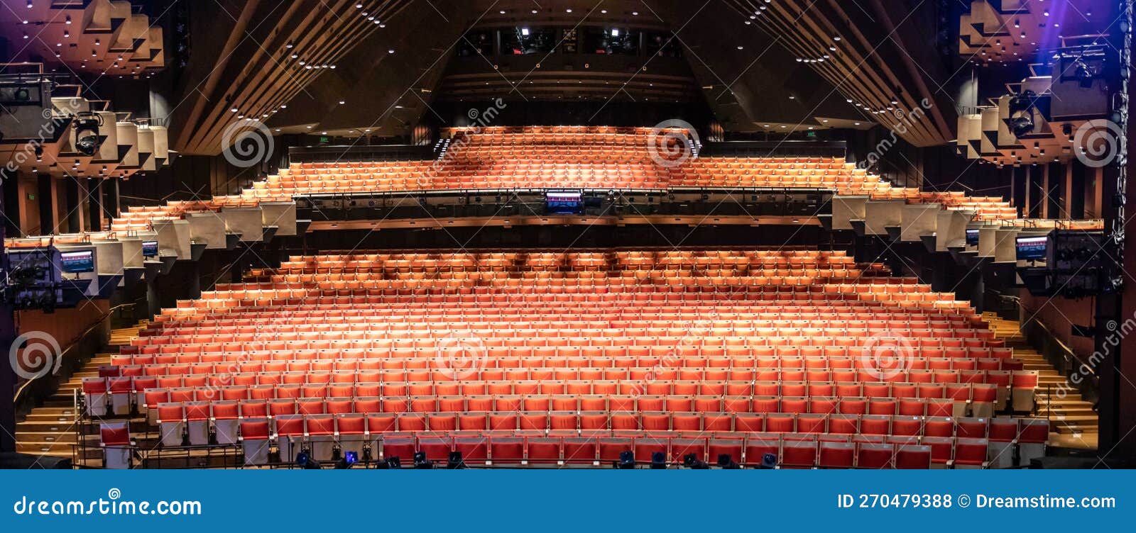 Empty opera house editorial stock photo. Image of theater - 270479388