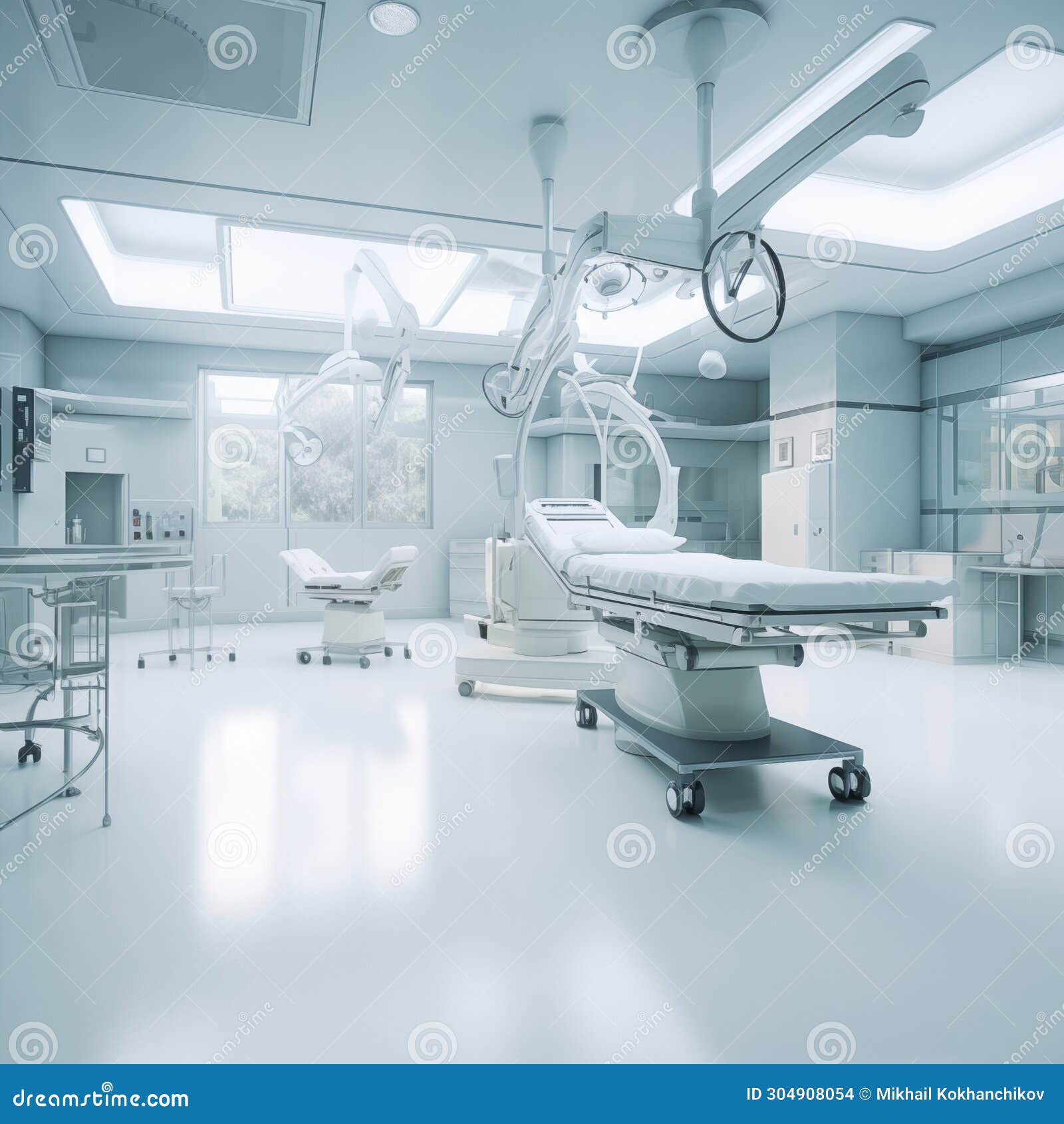 Empty operating room stock photo. Image of room, urgency - 304908054