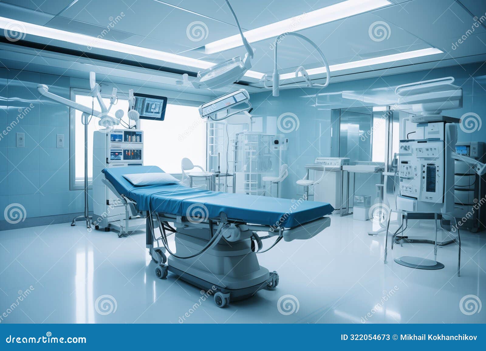 Empty operating room stock image. Image of work, clinic - 322054673
