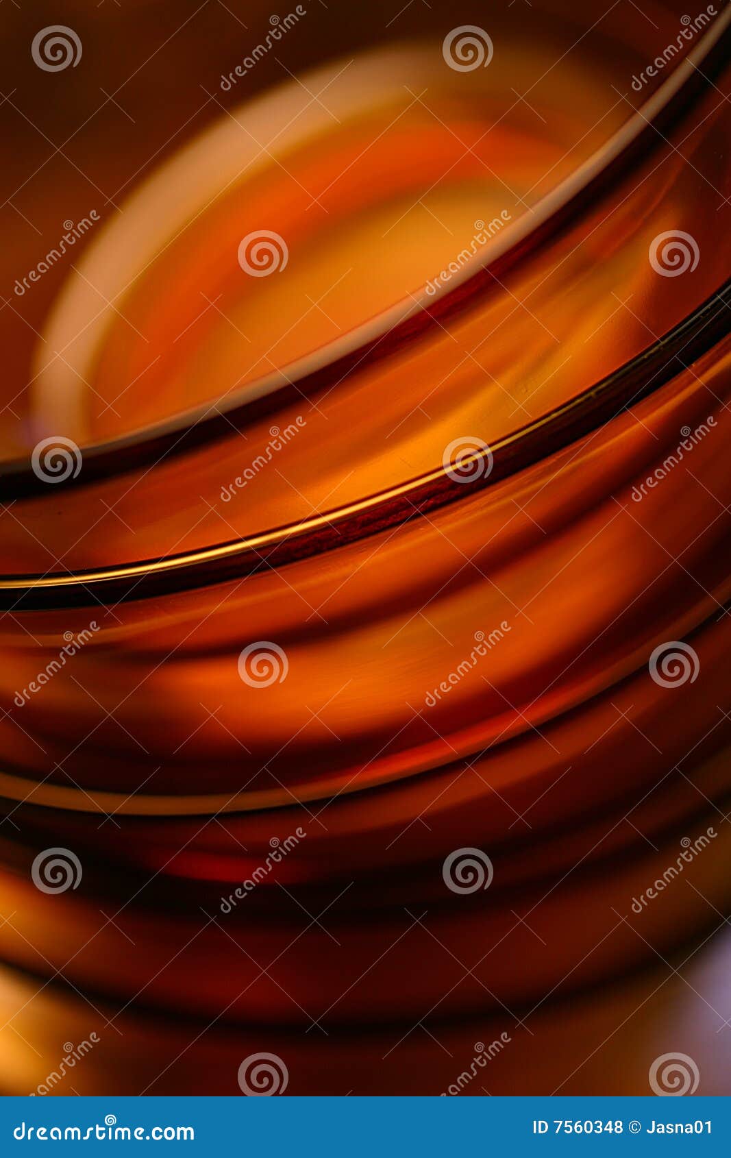 Empty orange glass bowls stock photo. Image of recipe - 7560348