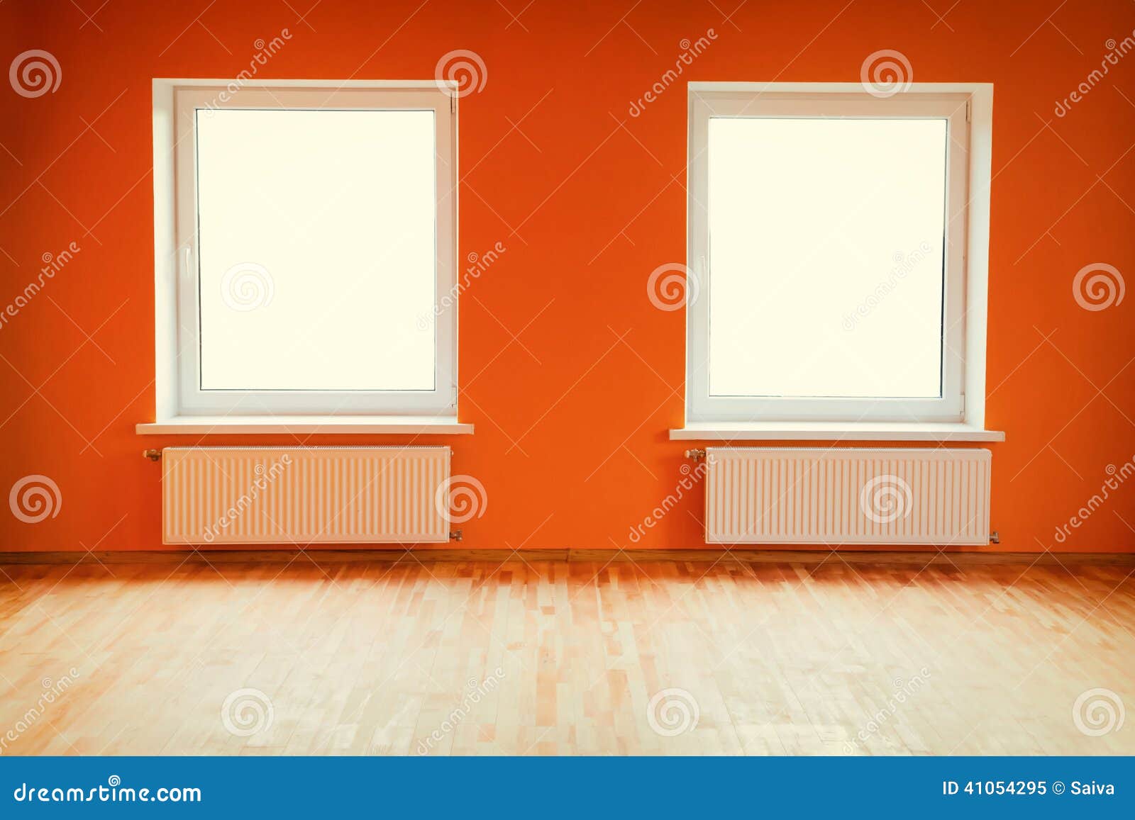 Empty orange room stock image. Image of frame, light - 41054295