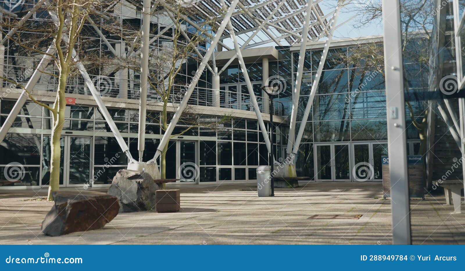 Empty, Outdoor and a Campus Building for College for Education ...