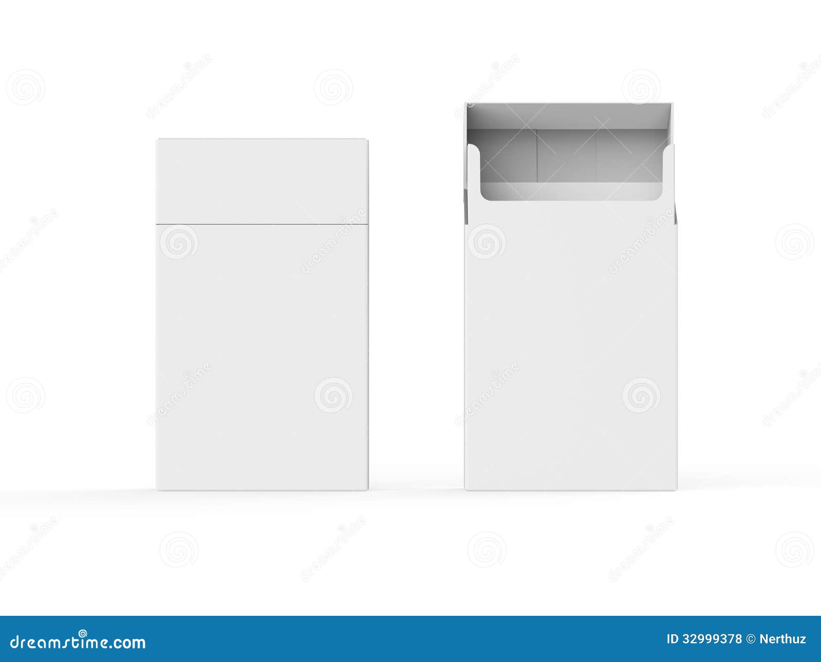 Empty Pack Boxes Realistic Template 3d Advertising Presentation ...
