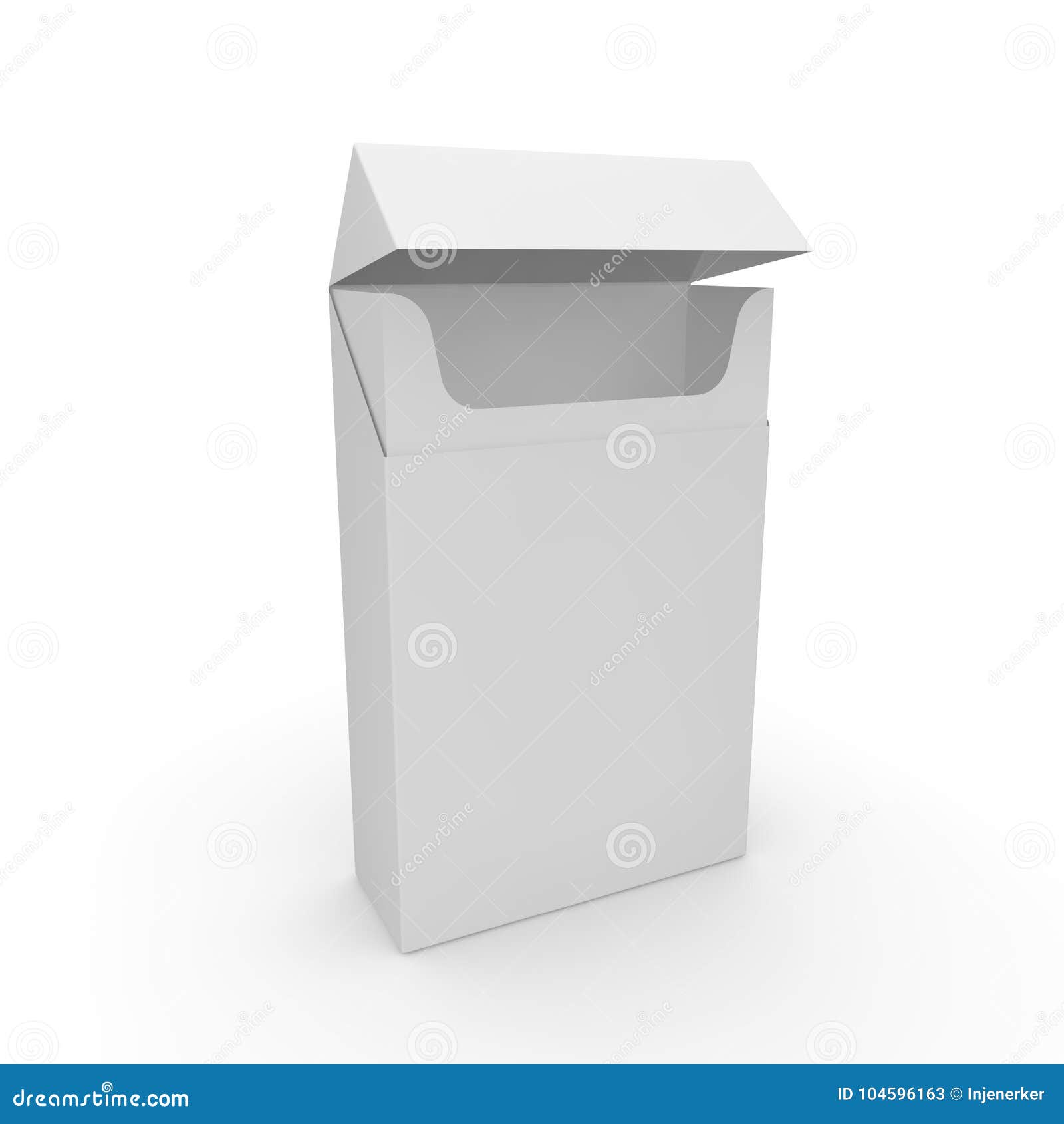 Empty Pack Boxes Realistic Template 3d Advertising Presentation ...