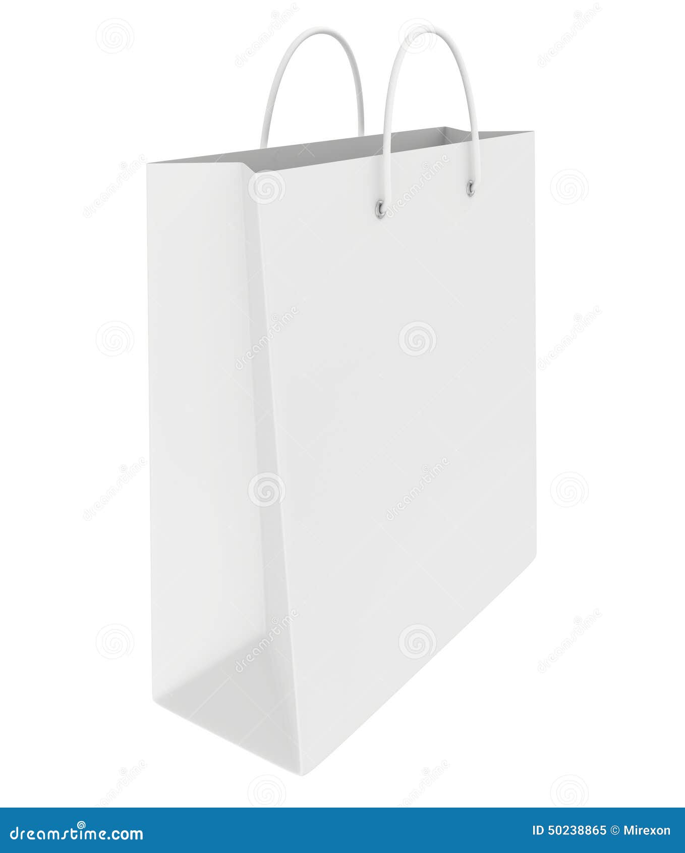 Empty Package Isolated on White Background Stock Illustration ...