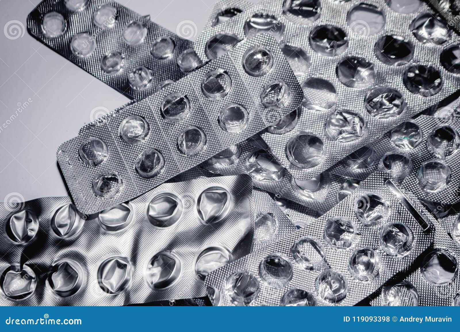 Empty Packaging from Tablets Stock Photo - Image of health ...