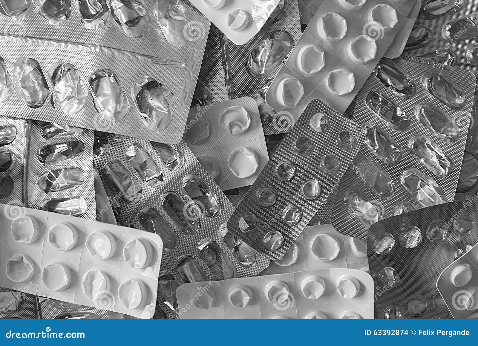 Empty packs of pills stock photo. Image of healthcare - 63392874