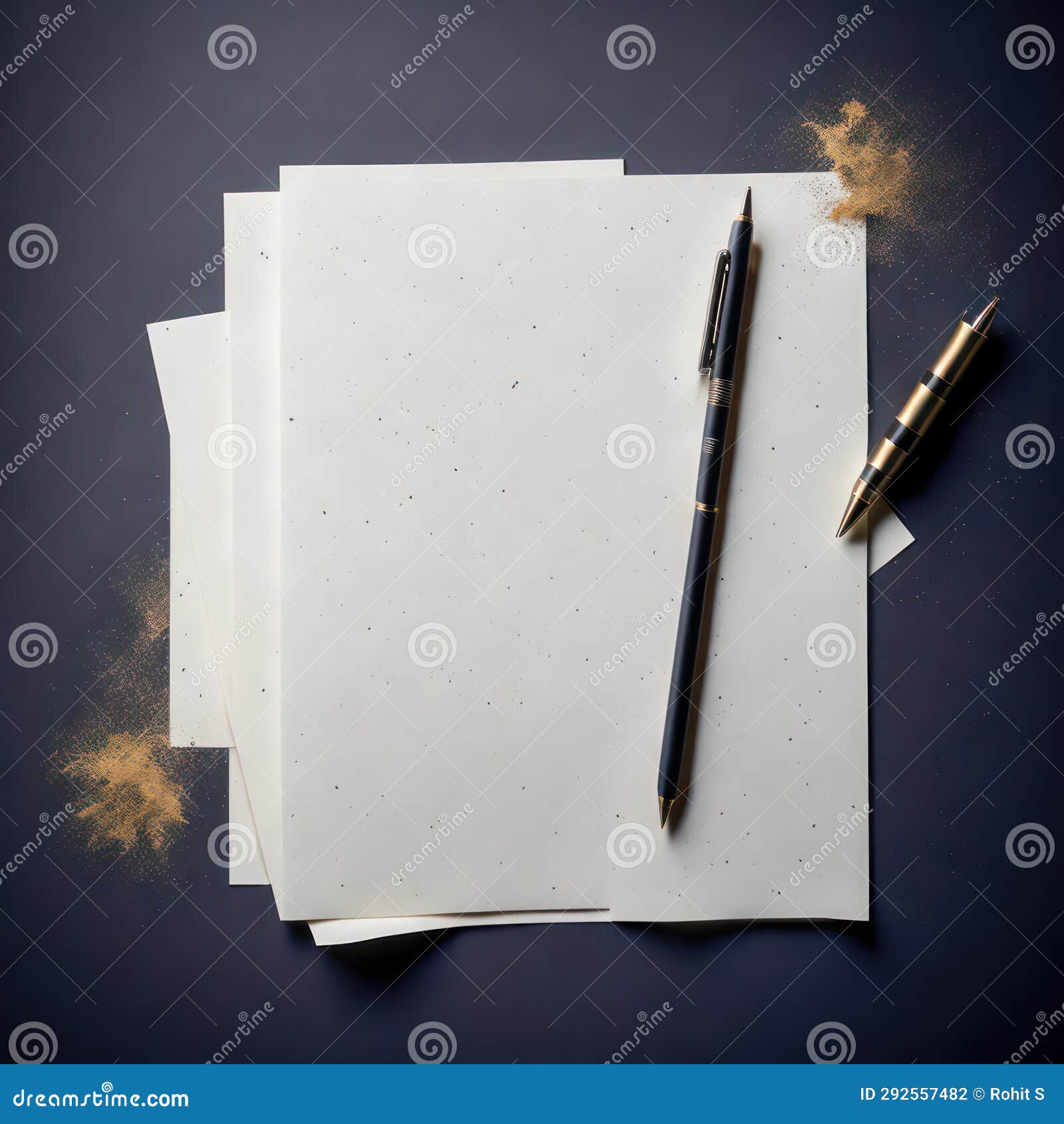 Empty Page Letter Invitation Title Template, Assignment, Project Asset ...