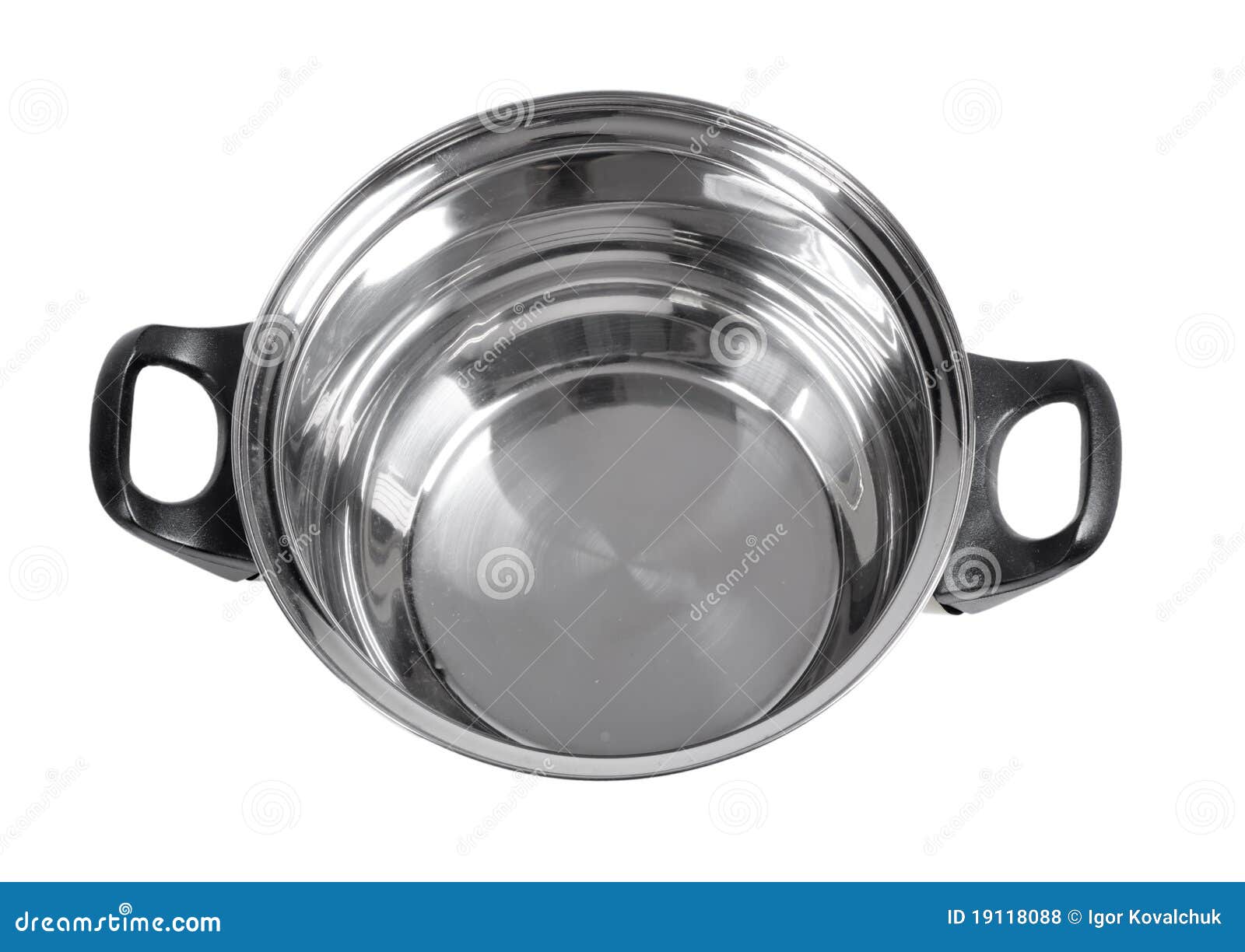 Empty pan isolated stock photo. Image of cooking, equipment - 19118088
