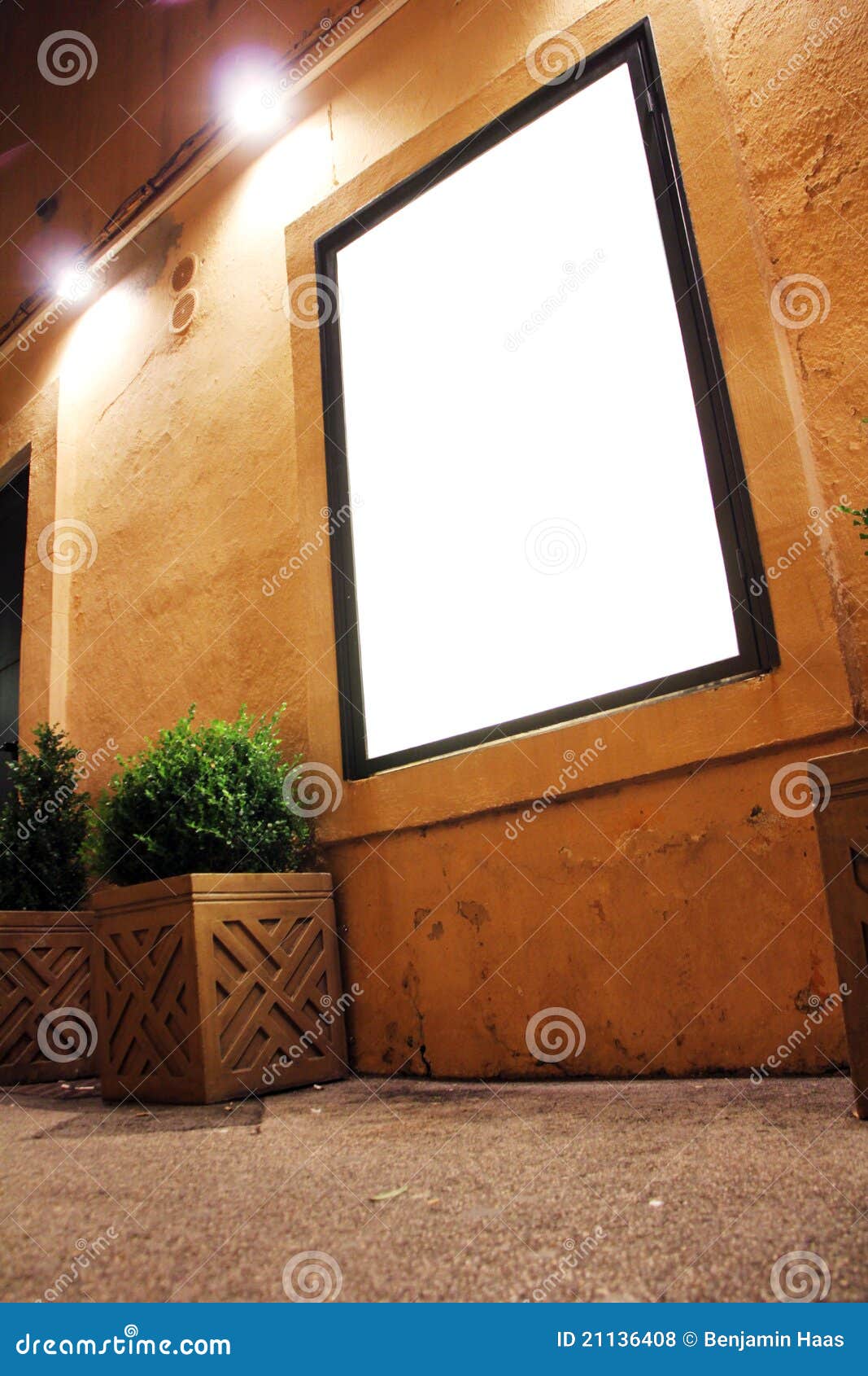 Empty panel stock photo. Image of placard, business, light - 21136408