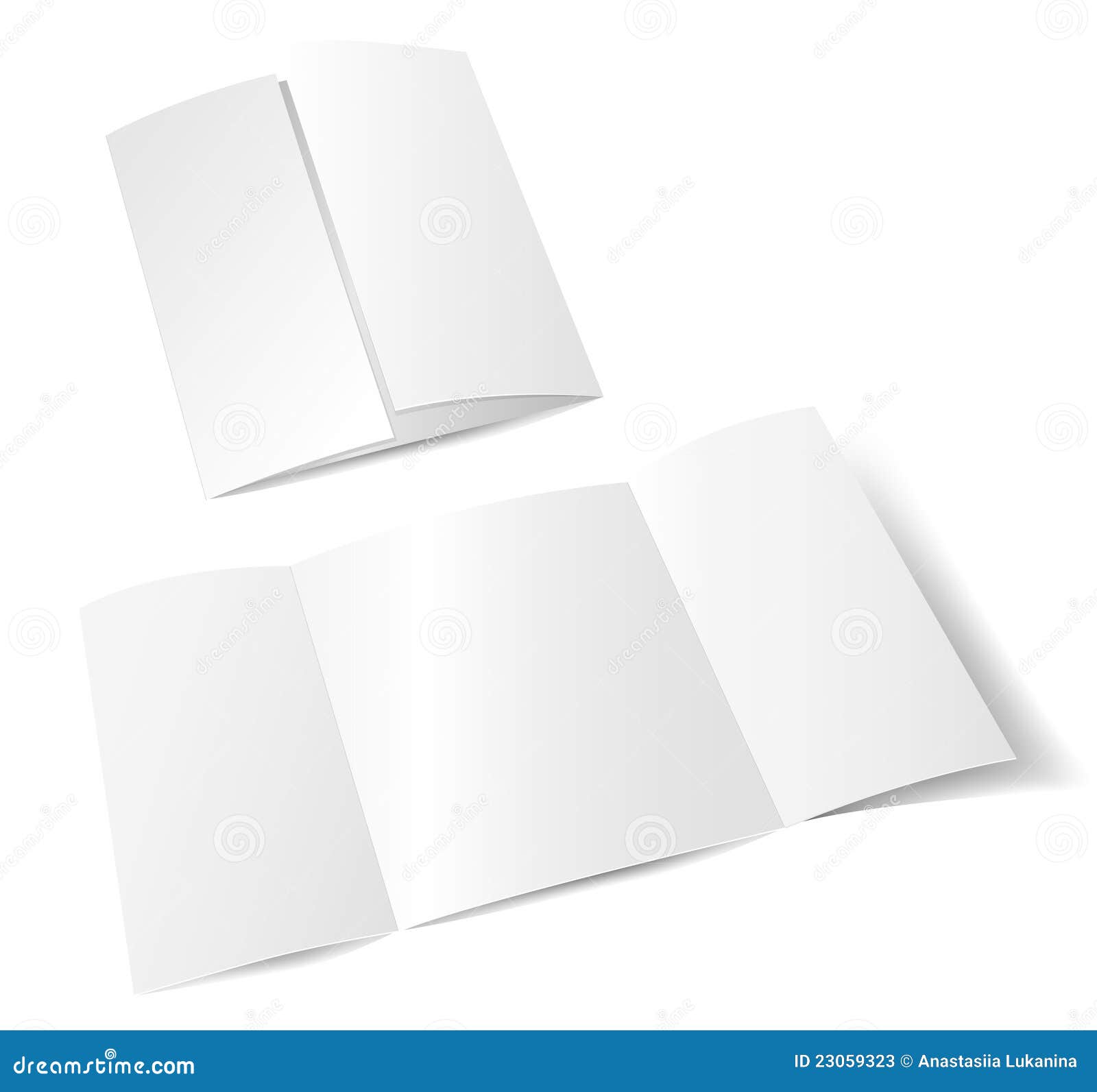 Empty paper stock vector. Illustration of creative, corner - 23059323