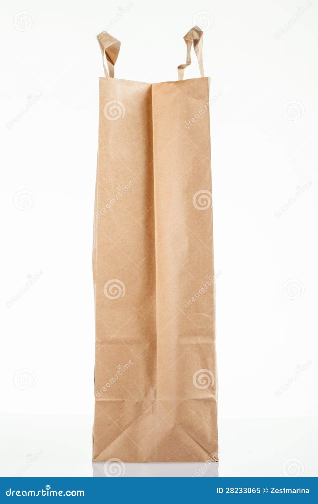Empty paper bag stock image. Image of consumer, shopping - 28233065