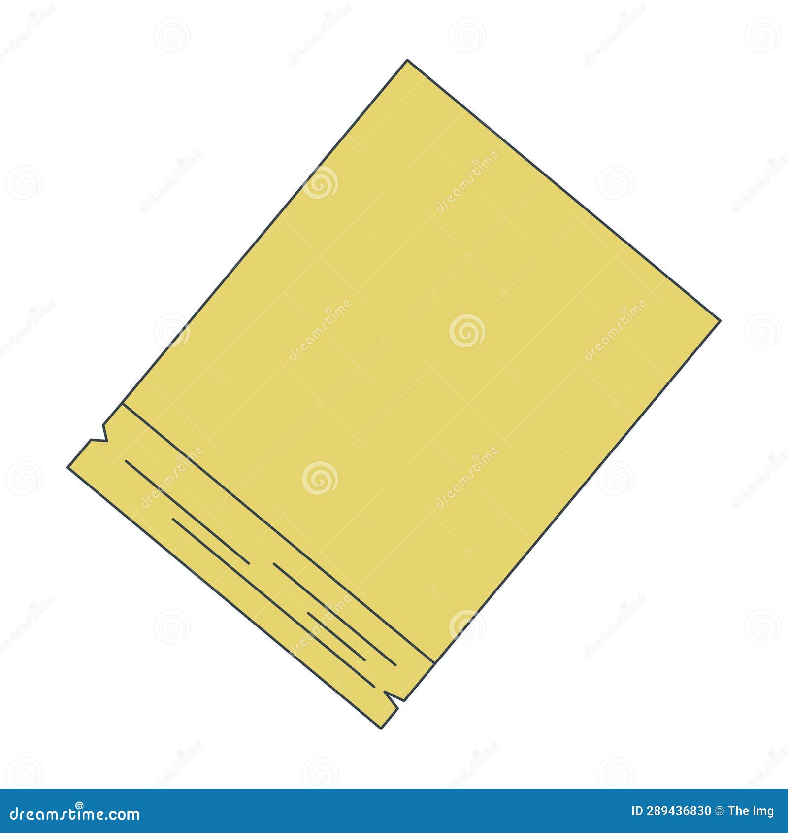 Empty Paper Blank Flat Line Color Isolated Vector Object Stock ... Empty Paper Blank Flat Line Color Isolated Vector Object Stock ...