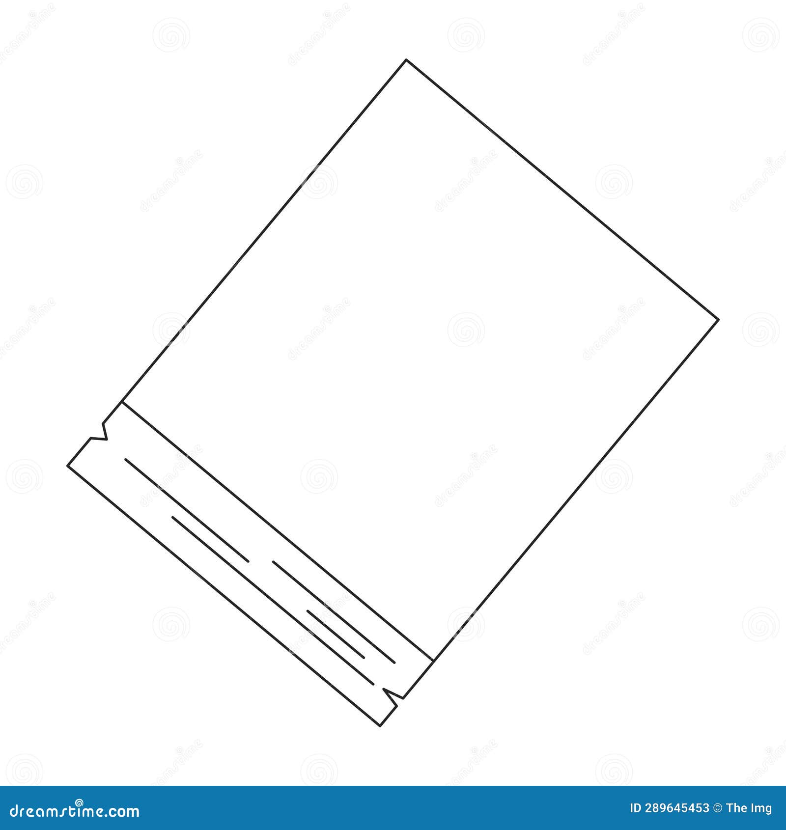 Empty Paper Blank Flat Monochrome Isolated Vector Object Stock ... Empty Paper Blank Flat Monochrome Isolated Vector Object Stock ...
