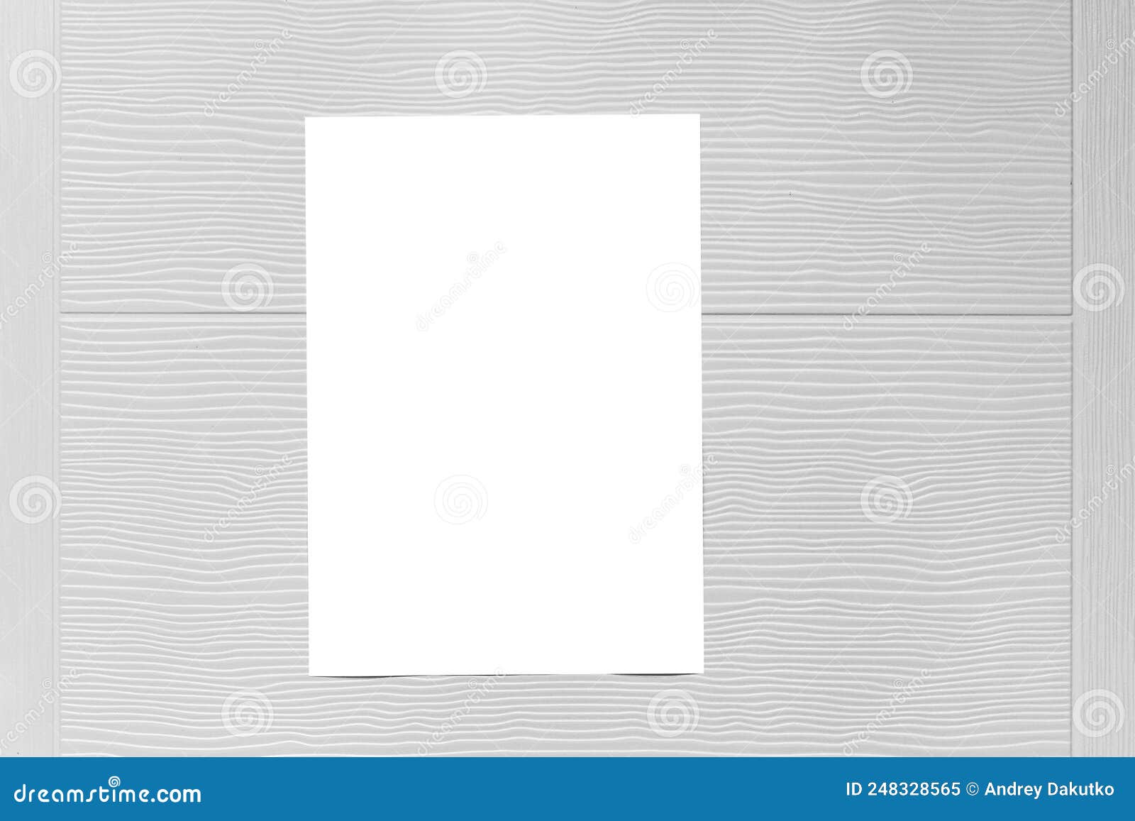 Empty Paper Blank Sample Design White Template Sheet Background Stock ...